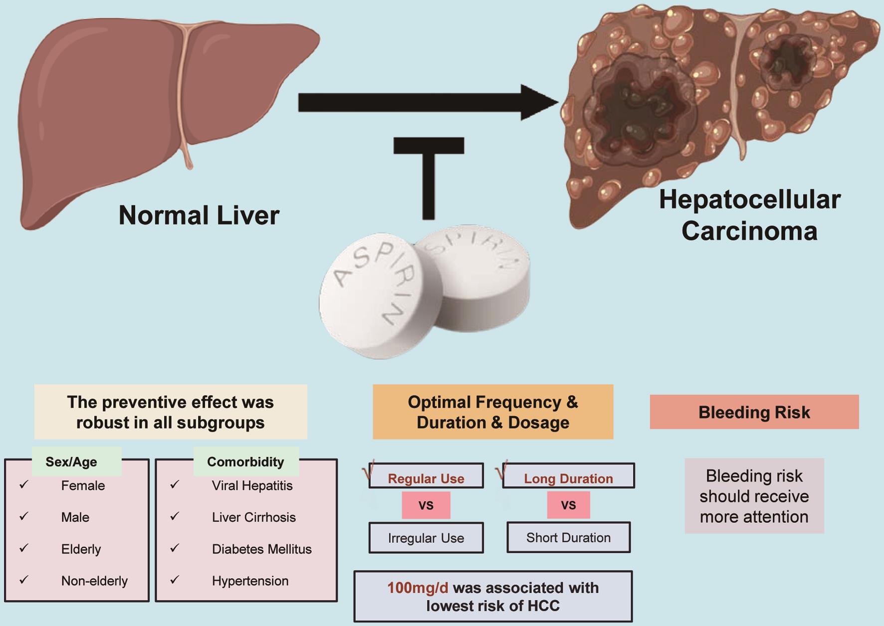 Efficacy and Safety of Aspirin for Prevention of Hepatocellular ...